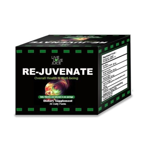RE-JUVENATE - DAILY VITAMIN PACKS – LiveLoveJuice
